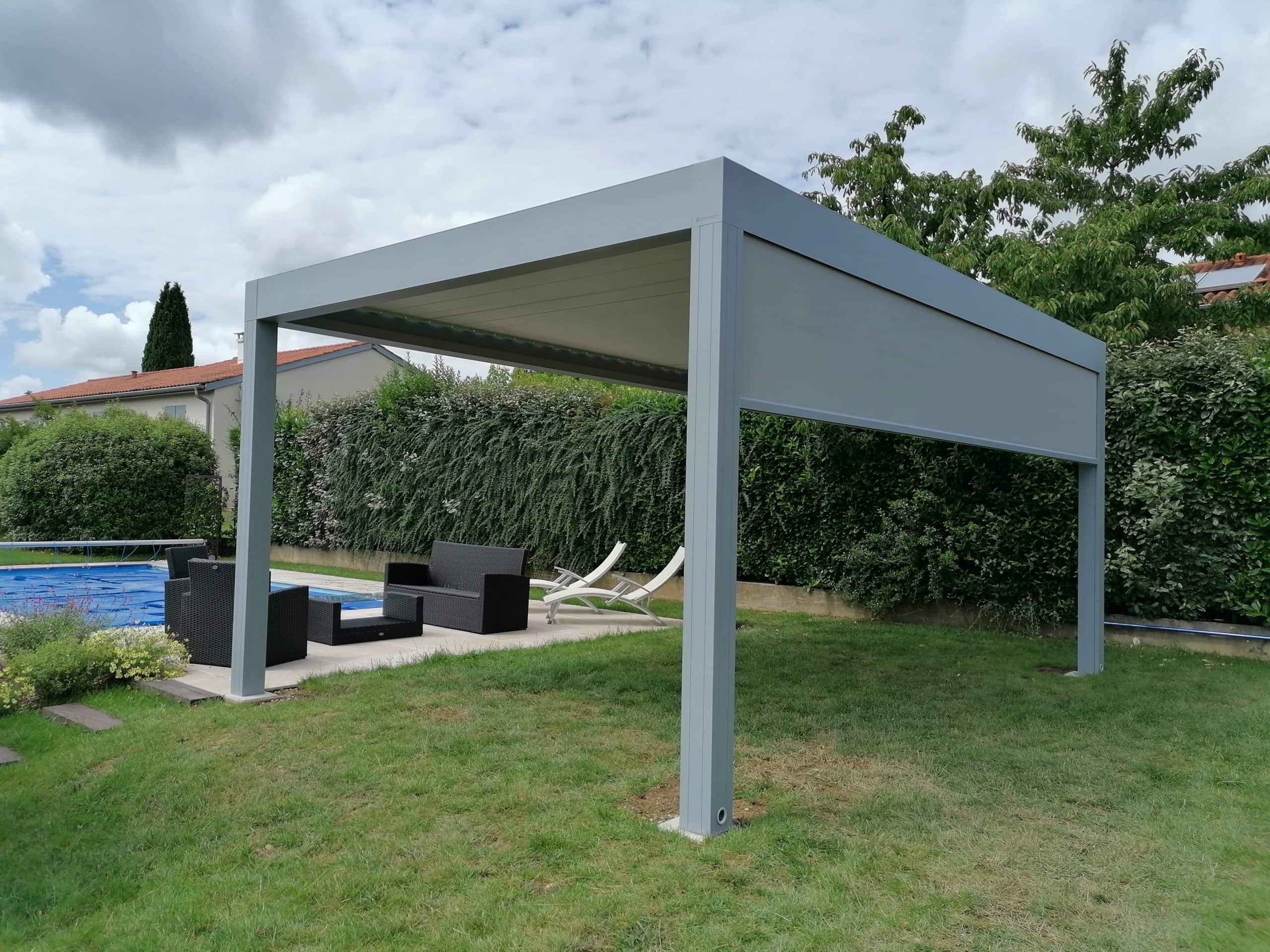 Installation de pergolas bioclimatiques à Lyon (69) - Maison Veyret